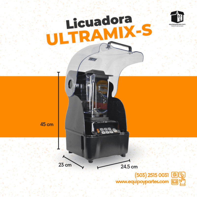 ULTRAMIX-S Licuadora silenciosa negra